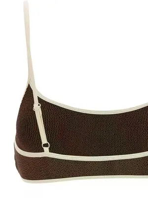 MC2 SAINT BARTH Judy Crinkle Bikini Top