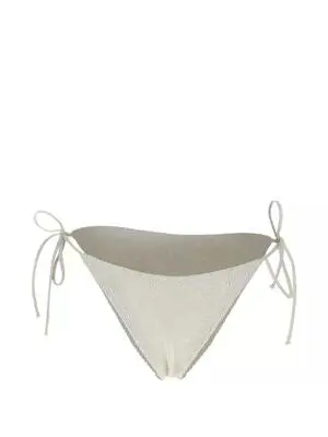 MC2 SAINT BARTH Virgo Crinkle Bikini Bottoms - White