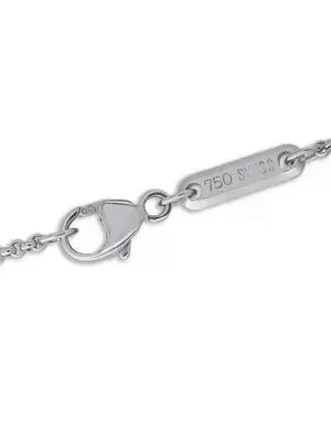 Chopard Happy Diamonds Heart Necklace In 18k White Gold