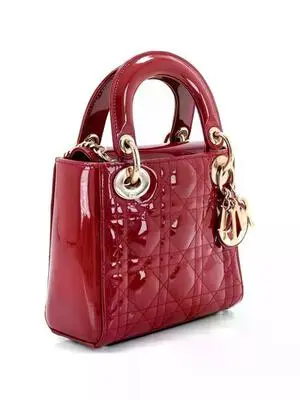 Dior Lady Mini Satchel - Red