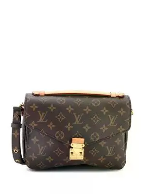 LOUIS VUITTON Pochette Metis Monogram Canvas Crossbody Bag - Brown