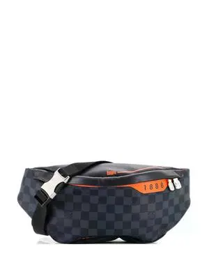 LOUIS VUITTON Discovery Bumbag Limited Edition Damier Cobalt Race - Orange