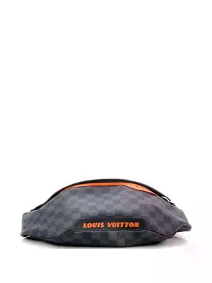 LOUIS VUITTON Discovery Bumbag Limited Edition Damier Cobalt Race - Orange
