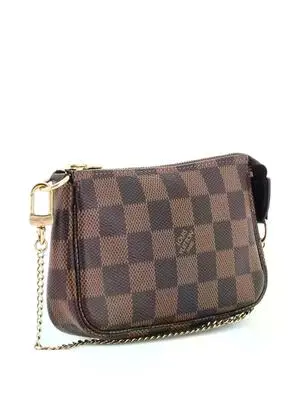 LOUIS VUITTON Pochette Accessoires Damier Mini Clutch Bag