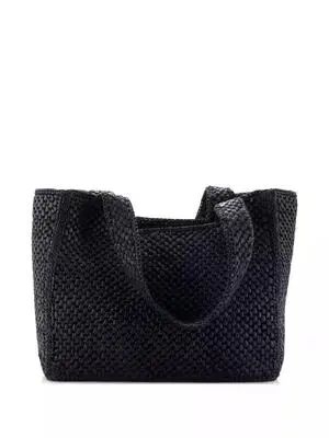 Loewe Logo Raffia Tote Bag