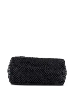 Loewe Logo Raffia Tote Bag