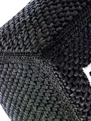 Loewe Logo Raffia Tote Bag