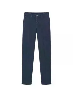 40WEFT Lenny Pressed-crease Chino Trousers - Blue
