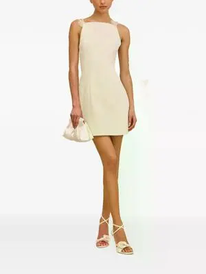 Cult Gaia Floral Embellished Mini Dress