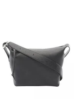 Loewe Leather Loop Shoulder Bag - Black