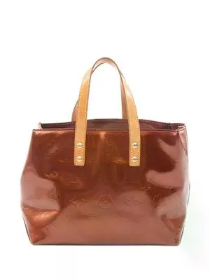 LOUIS VUITTON Monogram Vernis Reade Pm Handbag - Brown