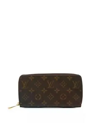 LOUIS VUITTON 2018 Monogram Zippy Wallet Long Wallets - Brown