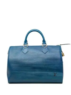 LOUIS VUITTON Epi Speedy 30 Boston Bag - Blue