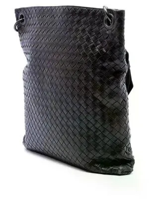 Bottega Veneta 2010 Nappa Intrecciato Vn Crossbody Bag - Brown