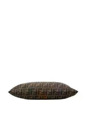 Fendi Zucca Canvas Metal Handle Tote Bag