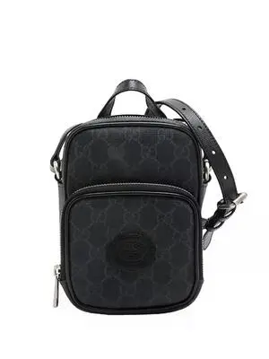 Gucci Mini Gg Supreme Interlocking G Satchel - Grey