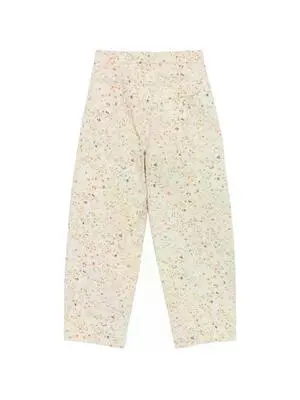 TELA Floral Print Belt-loop Trousers - Neutrals
