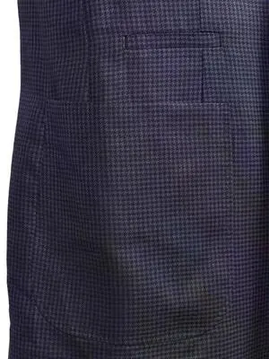 Brunello Cucinelli Houndstooth Double-breasted Blazer