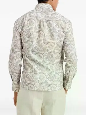 Brunello Cucinelli Paisley-print Cotton Shirt