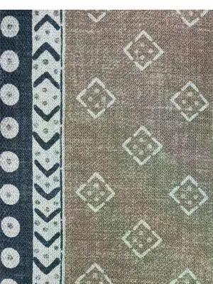 Brunello Cucinelli Geometric-pattern Silk Pocket Square