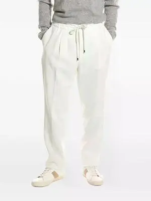 Brunello Cucinelli Pleated Drawstring Trousers - Neutrals