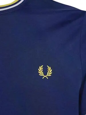 Fred Perry Embroidered-logo Twin-tipped T-shirt