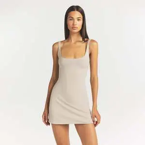 SKIMS Cotton Jersey Mini Dress