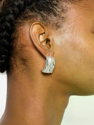 Completedworks Textured Hoop Earrings