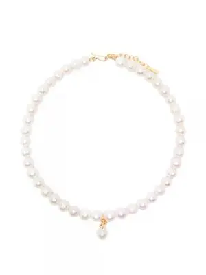 Completedworks Pearl Pendant Necklace - Gold