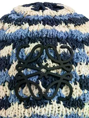 Loewe Anagram Crochet Bucket Hat