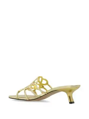 Loewe Anagram Leather Sandals