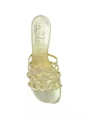 Loewe Anagram Leather Sandals