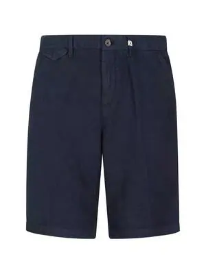 MYTHS Cotton Pique Shorts - Blue