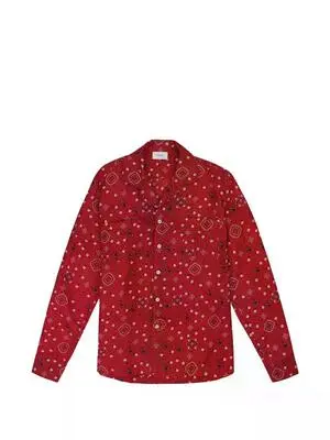 Rhude Bandana-print Long-sleeve Shirt