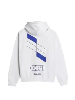CIARAN Geometric Print Cotton Hoodie