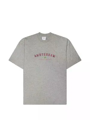 Vetements Amsterdam-print T-shirt - Grey