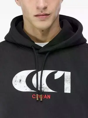CIARAN Cc1 Logo-print Hoodie