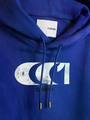 CIARAN Cc1 Logo-print Hoodie
