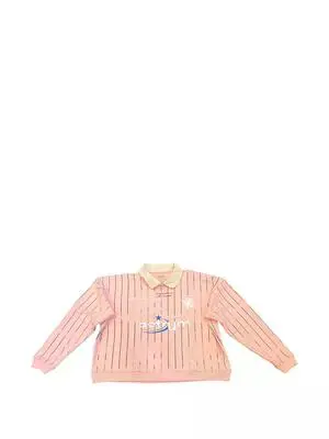 ASTRUM Imagination Pinstripe Sweatshirt - Pink