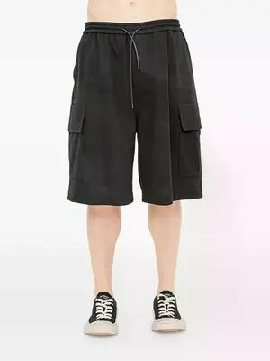 JUUN.J Cargo Pocket Drawstring Shorts - Black