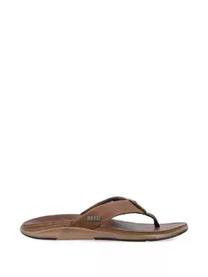 Reef Offshore Leather Flip Flops - Brown