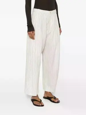 HED MAYNER Pinstripe Pleated Trousers