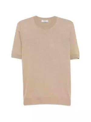 FERRANTE Short-sleeve Sweater - Neutrals