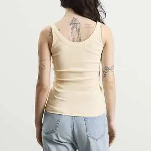 Auralee Organic Cotton Fine Rib Tank Top