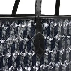 AU DEPART Tote No.55 Reversible Tote Bag With Monogram And Detachable Pouch