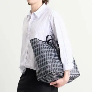 AU DEPART Tote No.55 Reversible Tote Bag With Monogram And Detachable Pouch