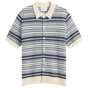 Nn07 Nolan Striped Polo Cardigan