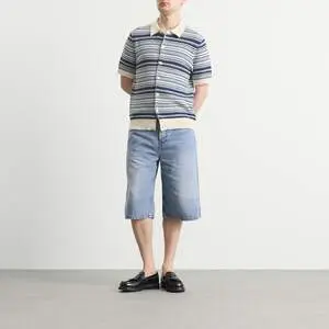 Nn07 Nolan Striped Polo Cardigan