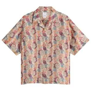 Visvim Crosby Jacquard Silk Short Sleeve Shirt