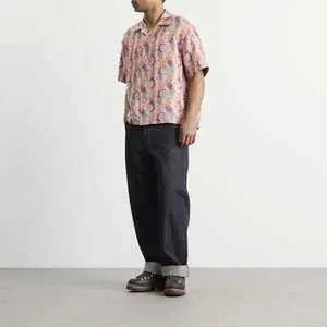 Visvim Crosby Jacquard Silk Short Sleeve Shirt